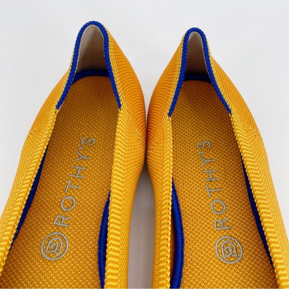 Rothy's | Shoes | Rothys Lemon Drop The Flat Round Slip On Knit Shoes ...